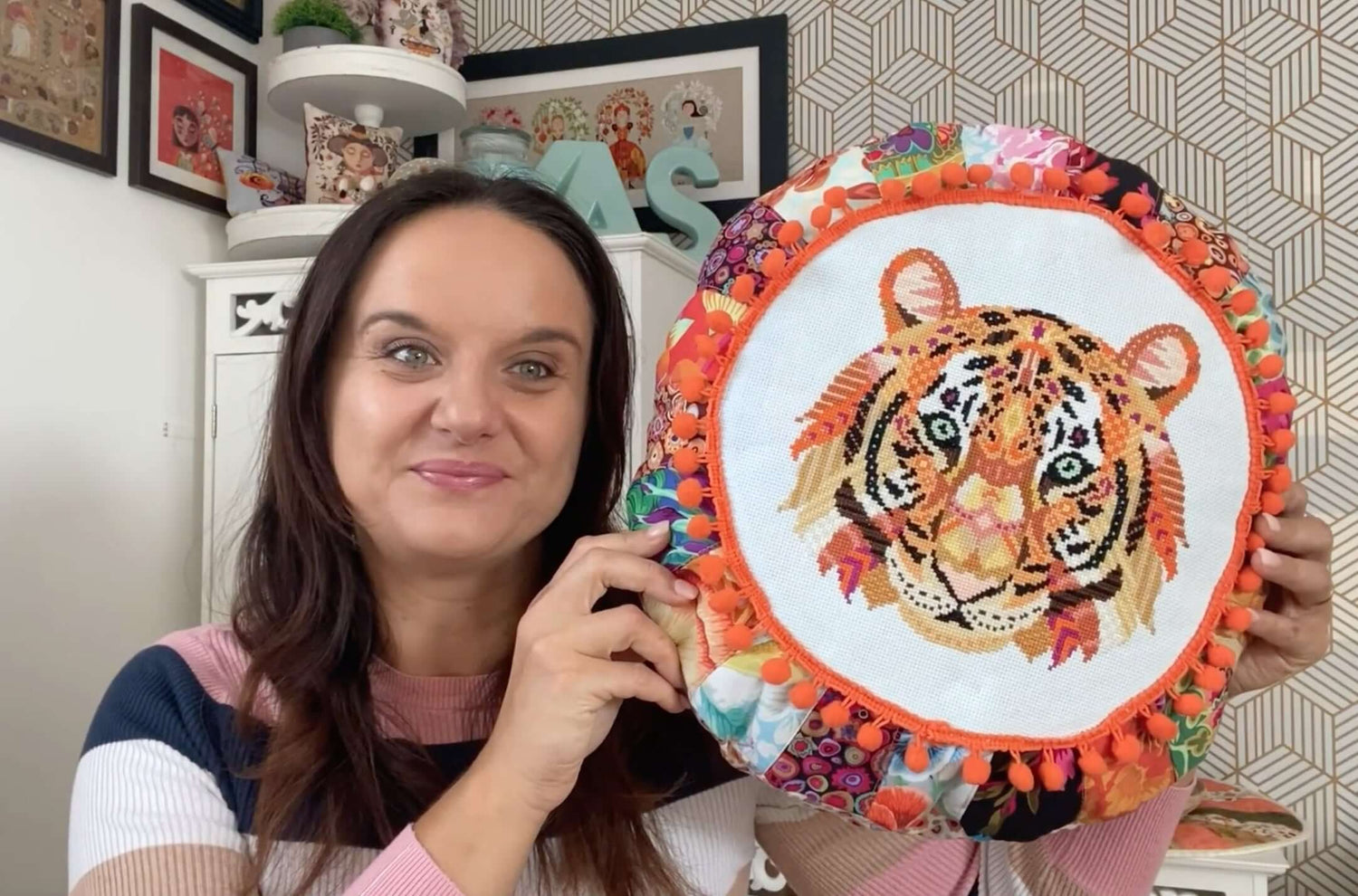 5 creative ideas for displaying your handmade cross stitch art in your ...