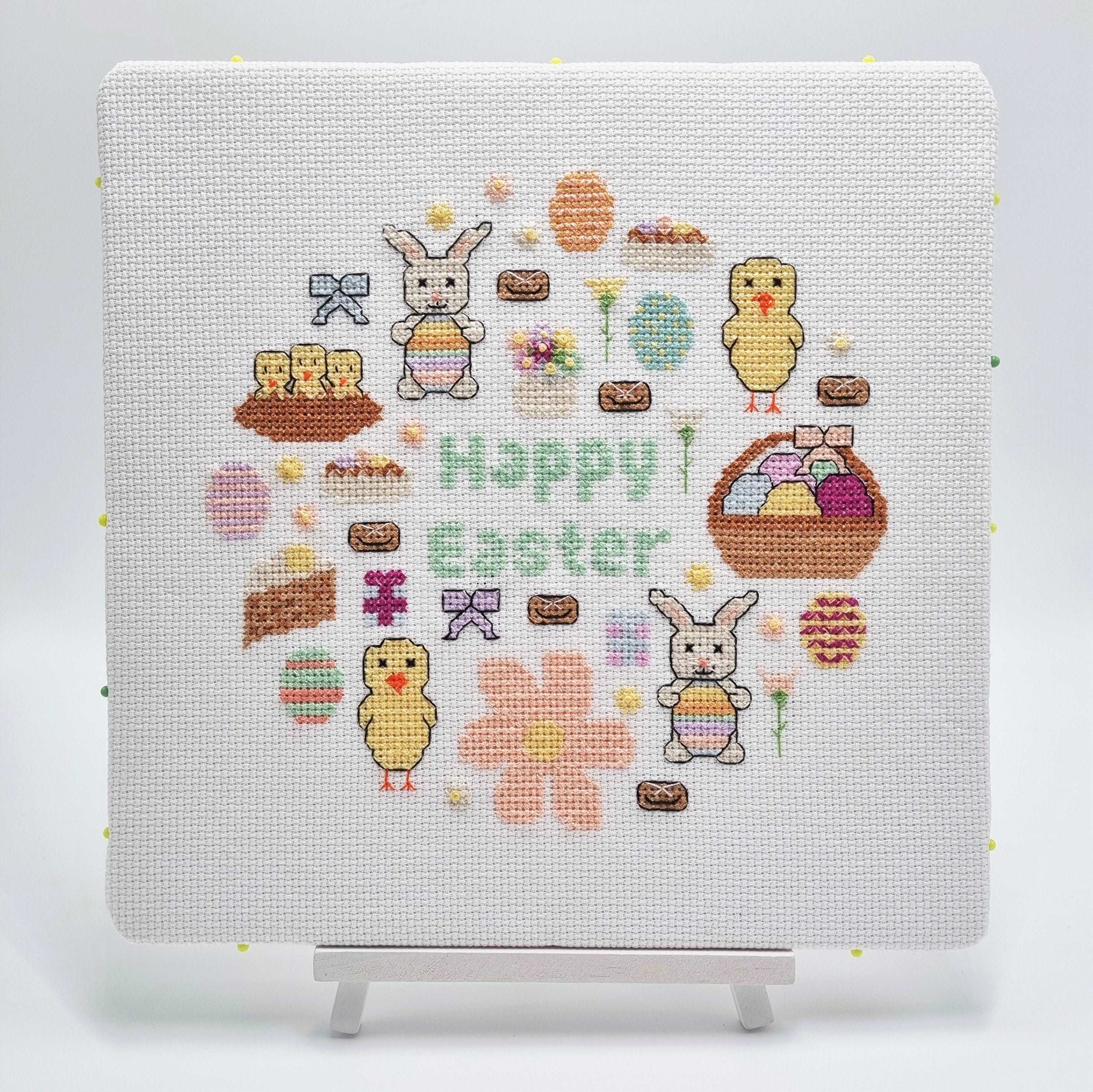 Easter Sampler Cross Stitch Pattern – Meloca Designs